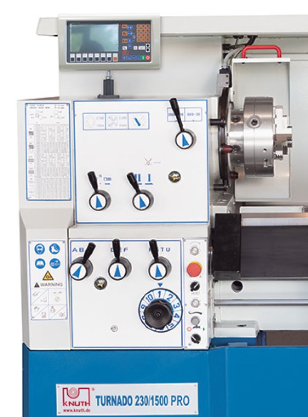Turnado 230/1000 PRO - Conventional Horizontal Lathes - KNUTH