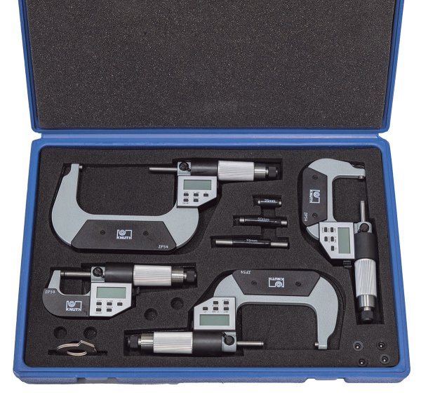 Calibrador micrométrico digital 0 - 100 mm - Micrómetros | KNUTH USA